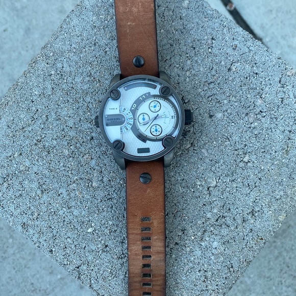 Diesel | Accessories | Diesel 3 Bar Watch Genuine Leather | Poshmark